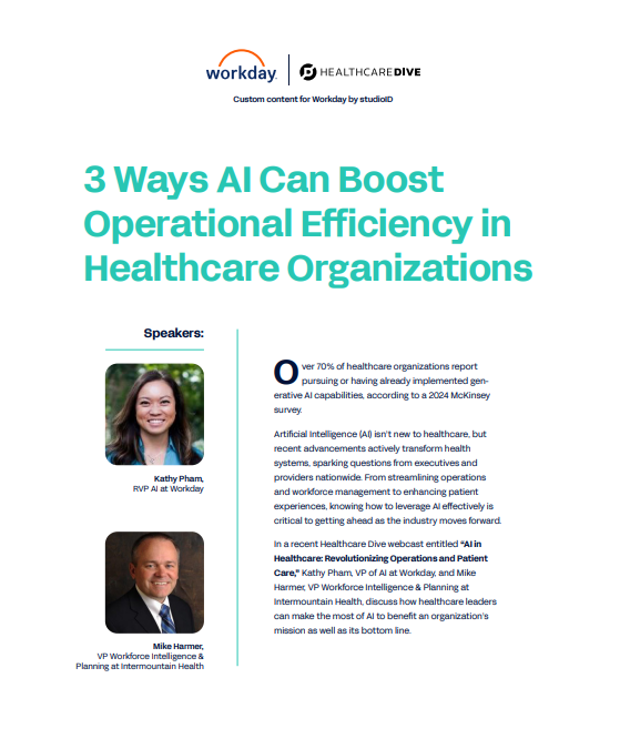 3 Ways Ai Can Boost Operational Efficiency In Healthcare Organizations